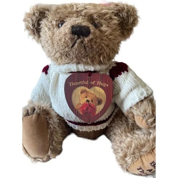 Toys | Vintage Heartful Of Hugs Plushie Stuffed Brown Teddy Papa Bearc ...